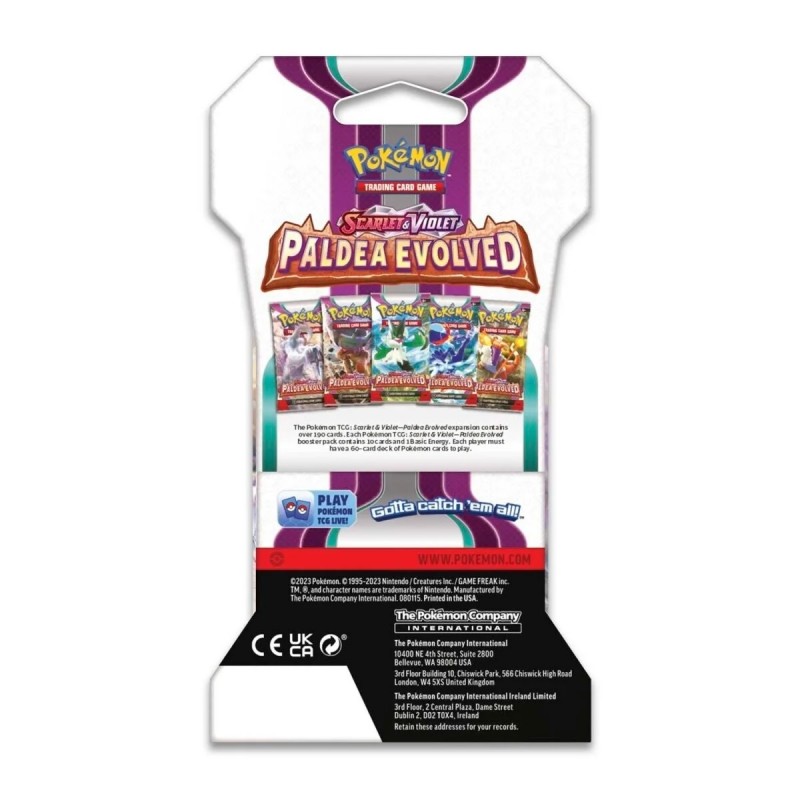 Pokemon SV02 Paldea Evolved Blister Pack EN | Toytans.ch