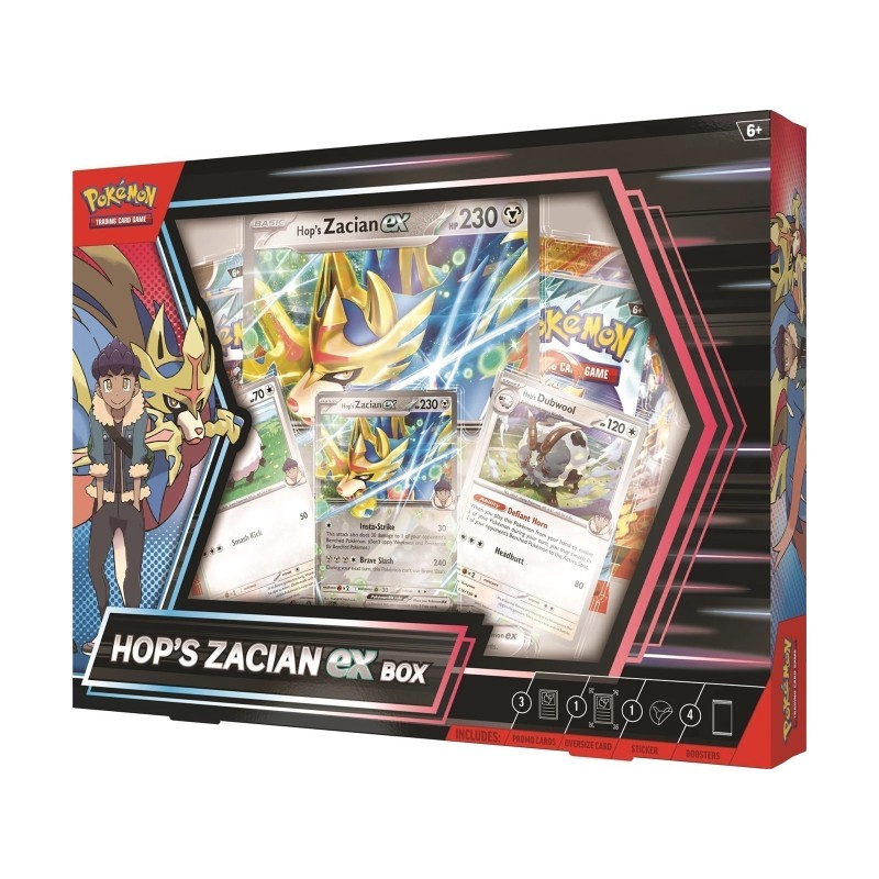Pokémon Hop's Zacian ex Box EN | Toytans.ch